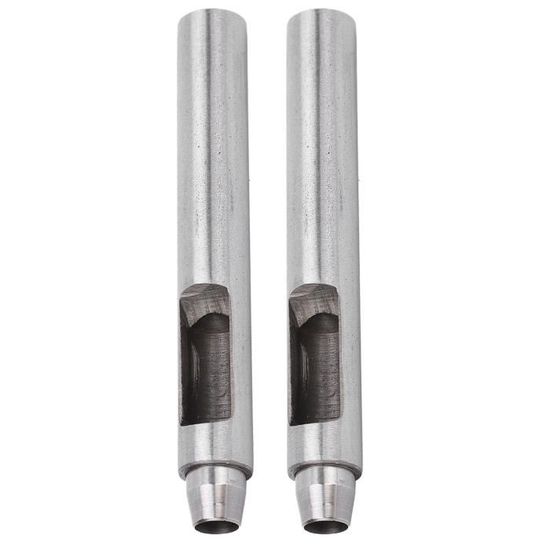 YOSOO outil de poinçonnage en cuir 2 pièces outil de poinçon de trou ...