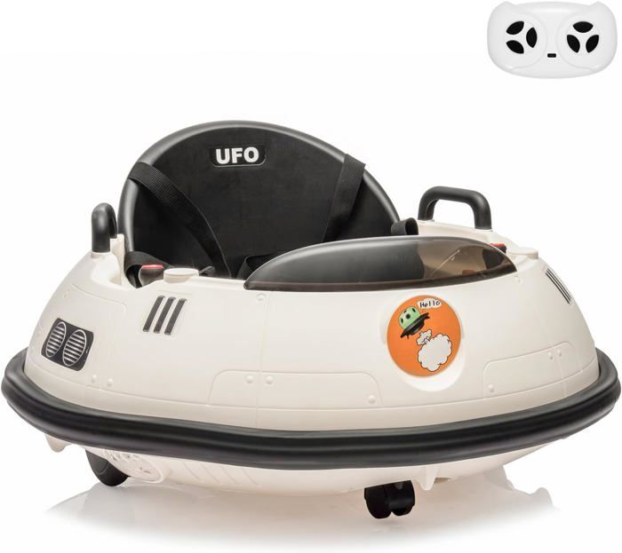 Auto Tamponneuse pour Enfants 2-6 Ans, Voiture Electrique 12V à Pare ...