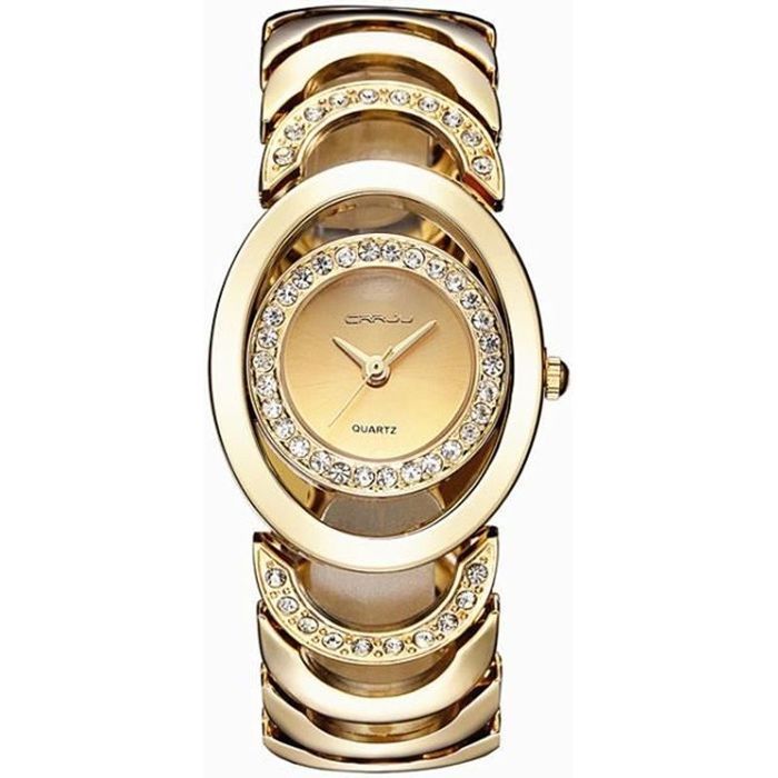 SHARPHY Montre Femme 2020 marque haut de Luxe diamant doré , - Achat ...