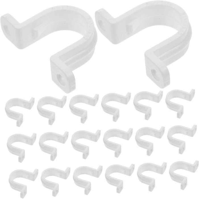 60 Pièces Collier De Serrage Serre-Câble Supports U Supports Pour Le ...