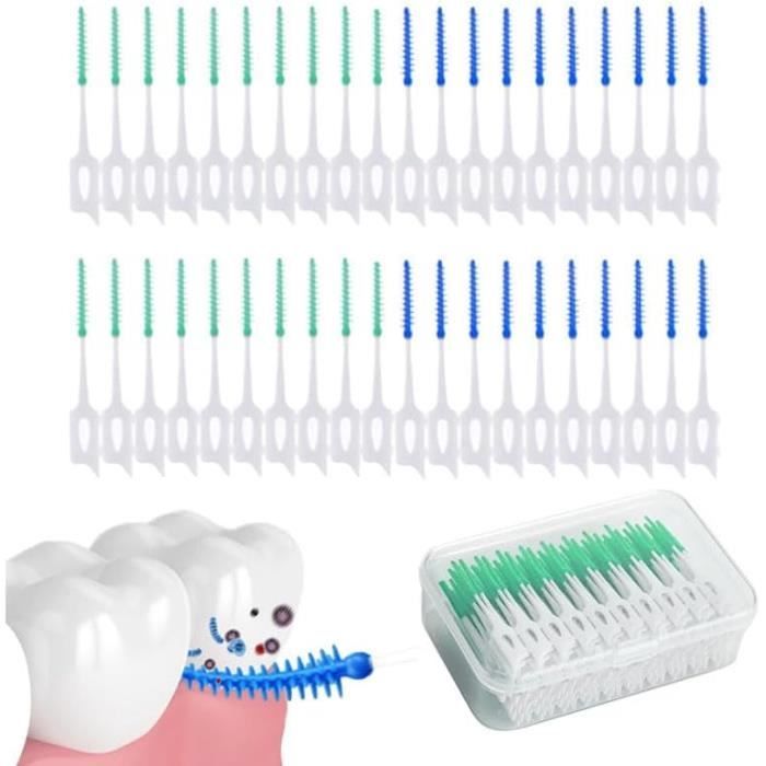 Brossette Dentairebrossettes Interdentaire 160 Pièces Fil Dentaire Avec ...