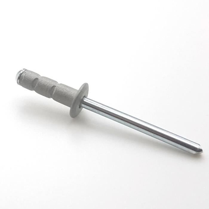 RIVETS AVEUGLE 4,8X15 MM RAL 9006 aluminium blanc DIN 7337A ALU PAR 100 ...