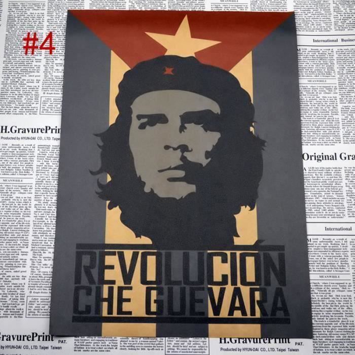 Poster Affiche en Papier Kraft - #4 Che Guevara - Collection Vintage ...