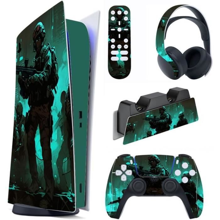 PlayVital Autocollants Skin Decal pour ps5 Sticker Vinyle Habillages ...