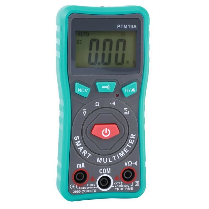 Cikonielf Multimètre digital Multimètre Numérique Portable Affichage ...