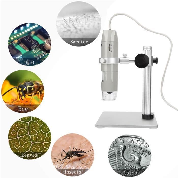 Microscope numérique FDIT HT-60S 5MP 500X avec support de photo ...