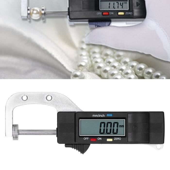 ROM jauge d'épaisseur 0 Outil à main de mesure horizontale de jauge d ...