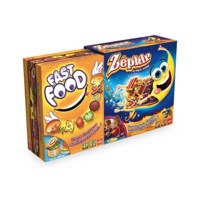 GOLIATH Lot 2 jeux - Fast Food + Zephir - Cdiscount Jeux - Jouets