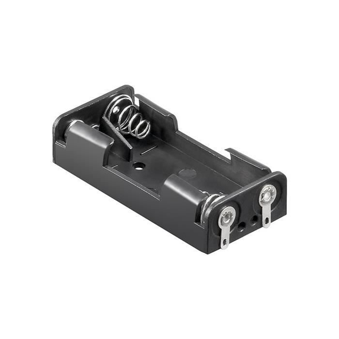 Support Piles - Non spécifié - 2x AAA - Noir - Connecteur à souder ...