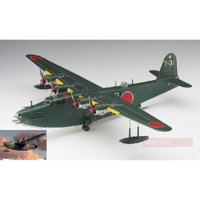 HASEGAWA HGHASE45 KAWANISHI H8K2 (EMILY) TYPE 2 FLYING BOAT KIT 1:72 ...