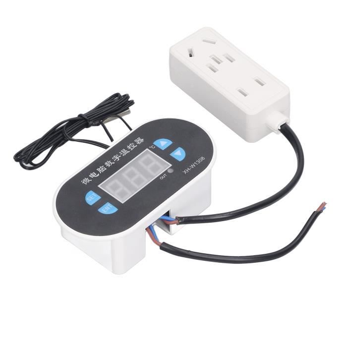 Contrôleur de température numérique HURRISE - Résistant à la chaleur - Affichage LED - Large ...