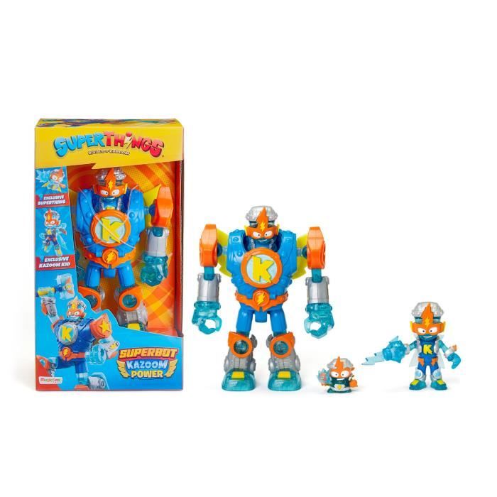 Ensemble SuperThings Robot Superbot Kazoom Power serie 9 - Cdiscount ...