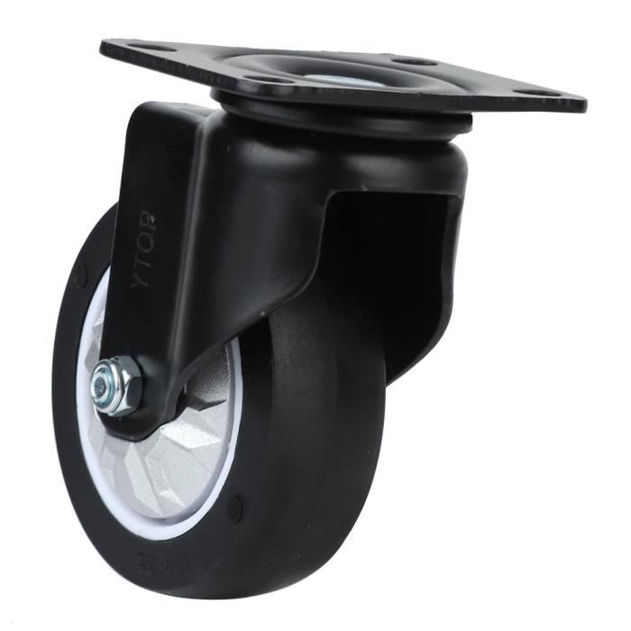 Tbest roue de chariot Support en acier au manganèse 4 pouces roulement ...