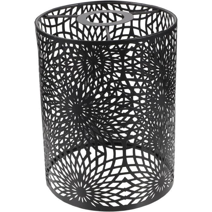 Abat-Jour Creux En Fer Forgé Abat-Jour En Métal Abat-Jour Noirs Abat ...