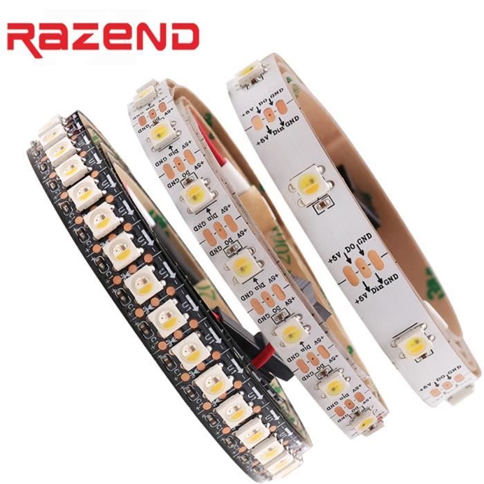 BANDE LED,SK6812 RGBNW-1m 30LED White IP21--Bande lumineuse led ...