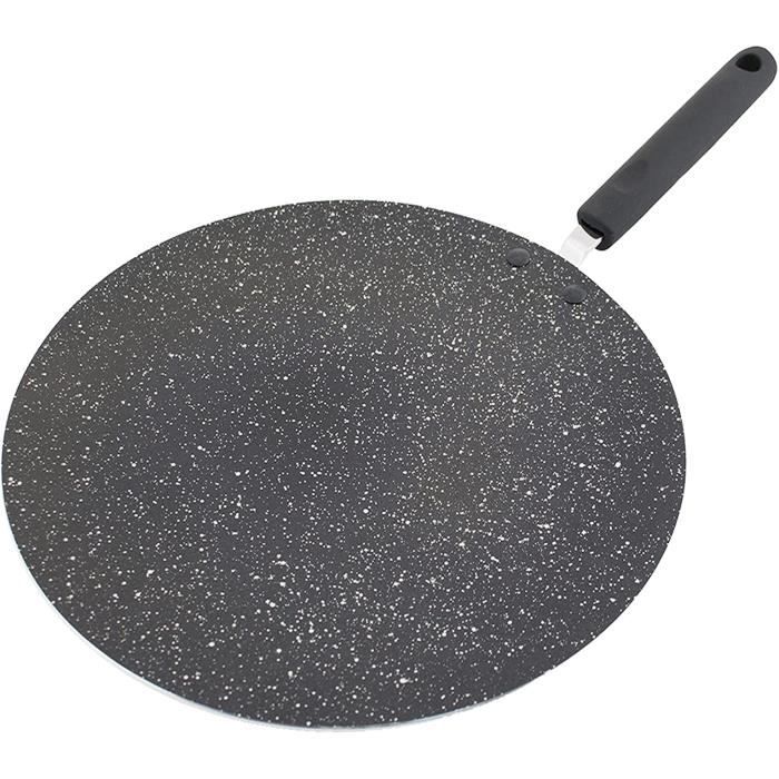 Poêle dosa tawa aadhésive, pour crêpes, roti chapati, naan, pancakes ...