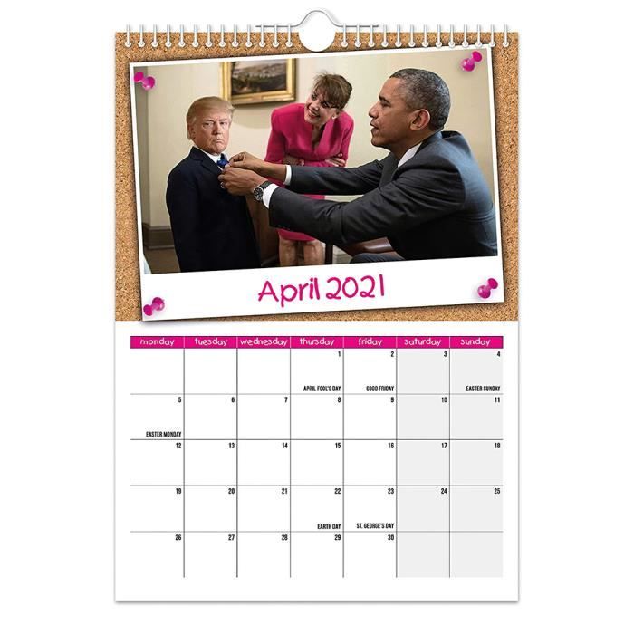 Calendrier mural drôle 2021 Calendrier de l'année Calendrier des ...