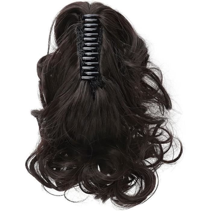 Queue de Cheval Extensions à Clips Cheveux Naturels Postiche Ponytail ...