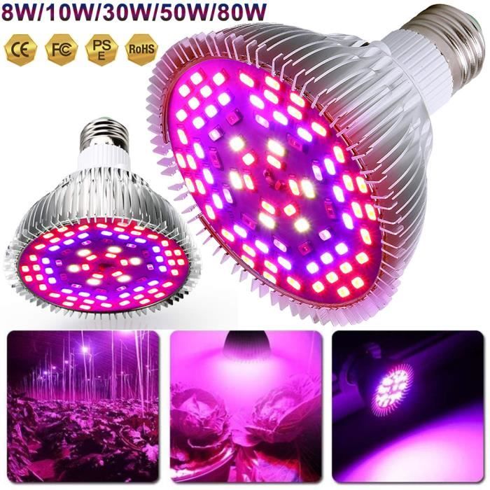 30w 40leds Lampe de croissance Led à spectre complet pour ...