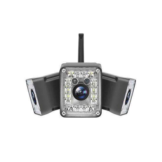 Caméra WIFI PTZ 5K 9MP Trois objectifs Fixe Grand Angle 250 ° Caméra ...