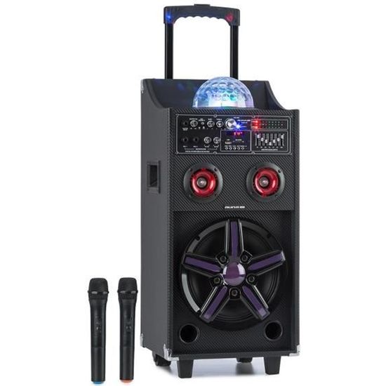 Système sono portable - AUNA - DisGo Box 100 - Bluetooth 4.0 - 50W RMS ...