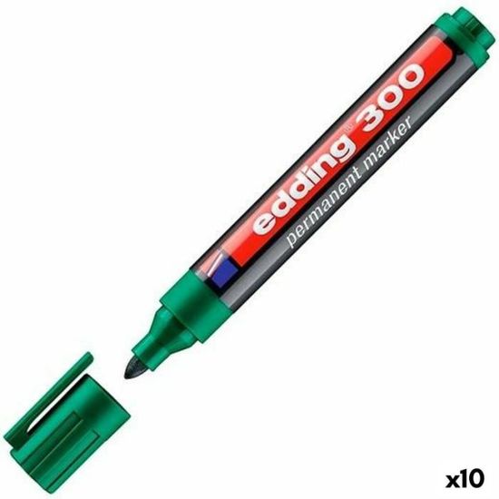 Edding Marqueur permanent 300 Vert (10 Unités) - 4004764062881 ...