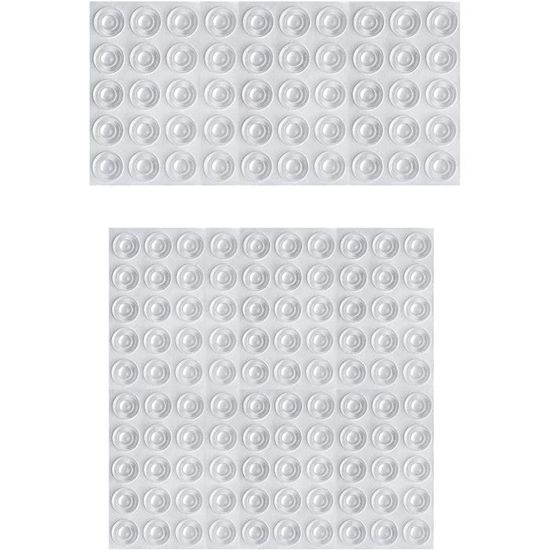 Tampon Porte Transparent en Caoutchouc, 150 Pièces Arret de Porte ...