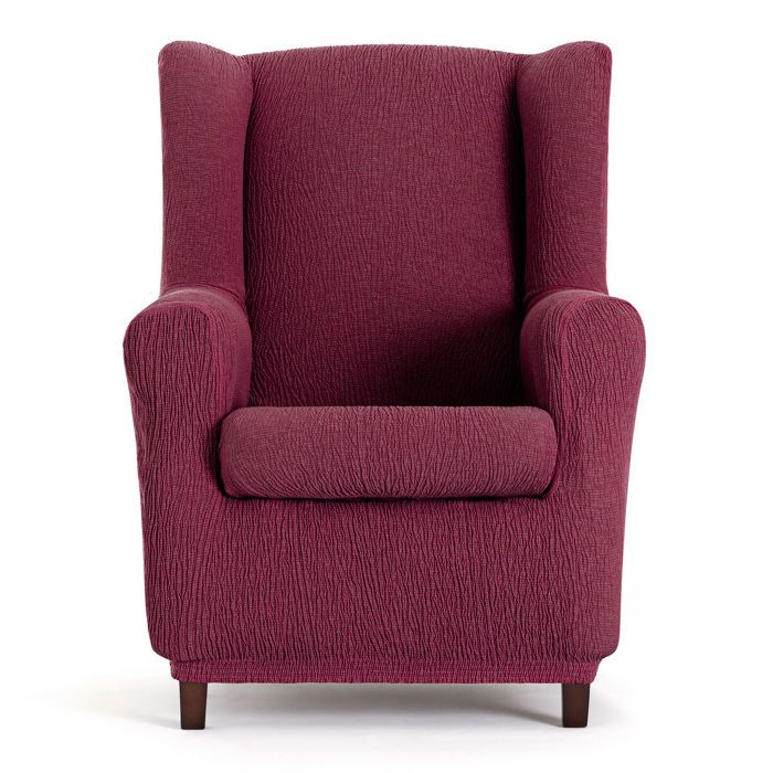 Housse de fauteuil Eysa TROYA Bordeaux 80 x 100 x 90 cm - Cdiscount Maison