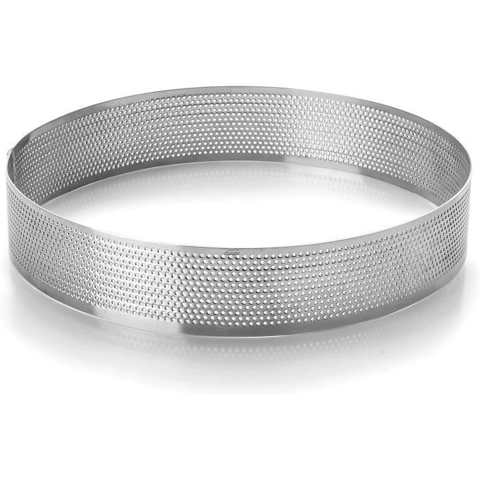 68558 - Moule Arrière Rond Micro-Perforé En Acier Inoxydable 18-10 ...