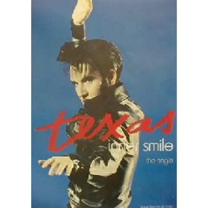 Texas - Inner Smile - 50x66cm - AFFICHE - POSTER - Cdiscount Maison