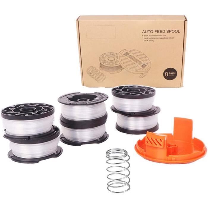 Bobine Fil Coupe Bordure pour Black et Decker Coupe-Bordures,Bobines De Fil Reflex Bobine,6 ...