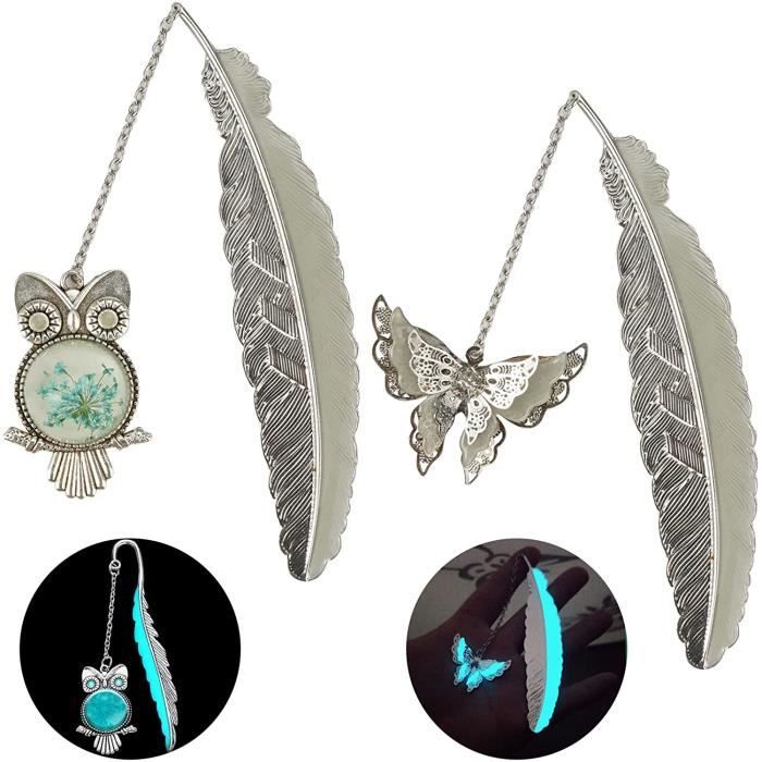 2 pièces Marque Page Métal,Marque Page,Marque Page originale,épaisseur ...