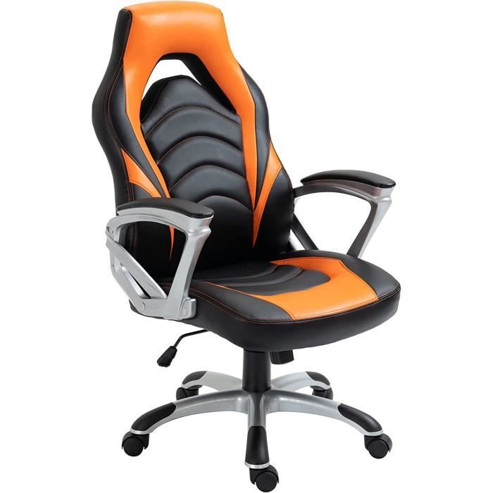 Fauteuil De Bureau Foxton en Similicuir I Réglable en Hauteur Pivotante ...
