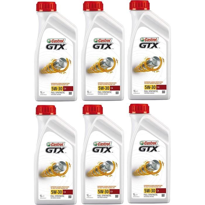 Castrol GTX 5W-30 C4 Full Synthétique pour Moteurs 6 litres[1491 ...