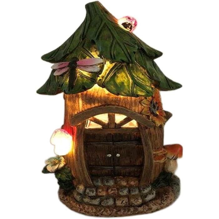 Ornements de Jardin de Fées Statue Jardin Lampe Solaire Féerique LED ...
