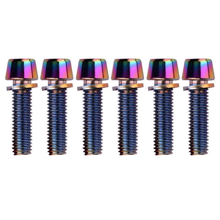 Accessoire vélo - Vis de guidon - M5 x 18MM - Acier inoxydable coloré ...