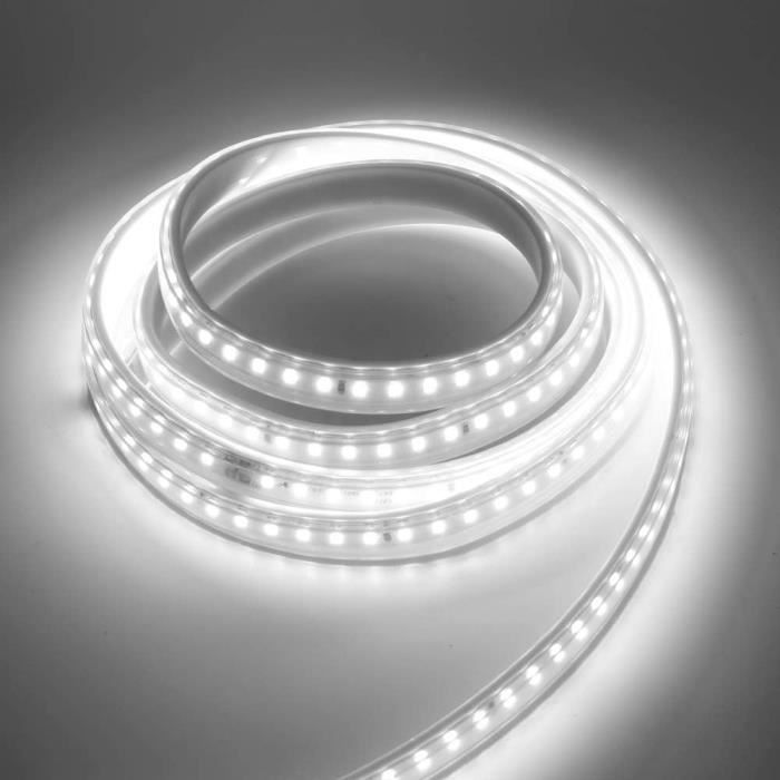 Ruban À Led, Bande Led, 120 Leds-M Lumineux Bandeau Led 220V, 2835 Ip65 ...