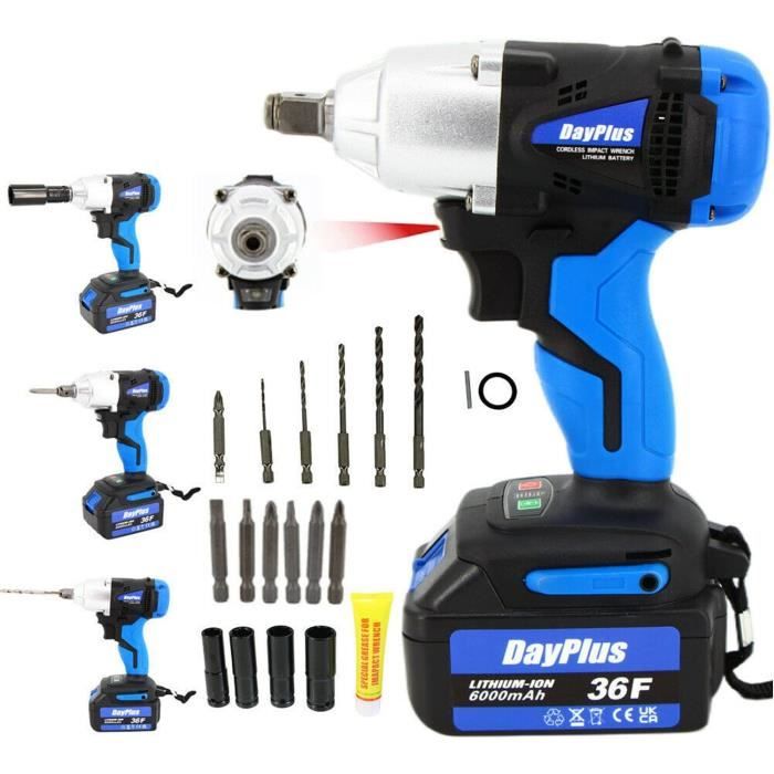 Visseuse Électrique Sans Fil 3 En 1 1-2" - 18 V Perceuse Avant-Arrière ...