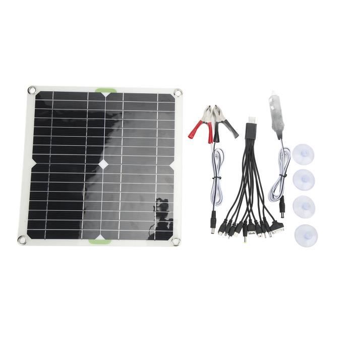 Panneau solaire monocristallin Kit de panneau solaire, protection contre les surcharges de ...