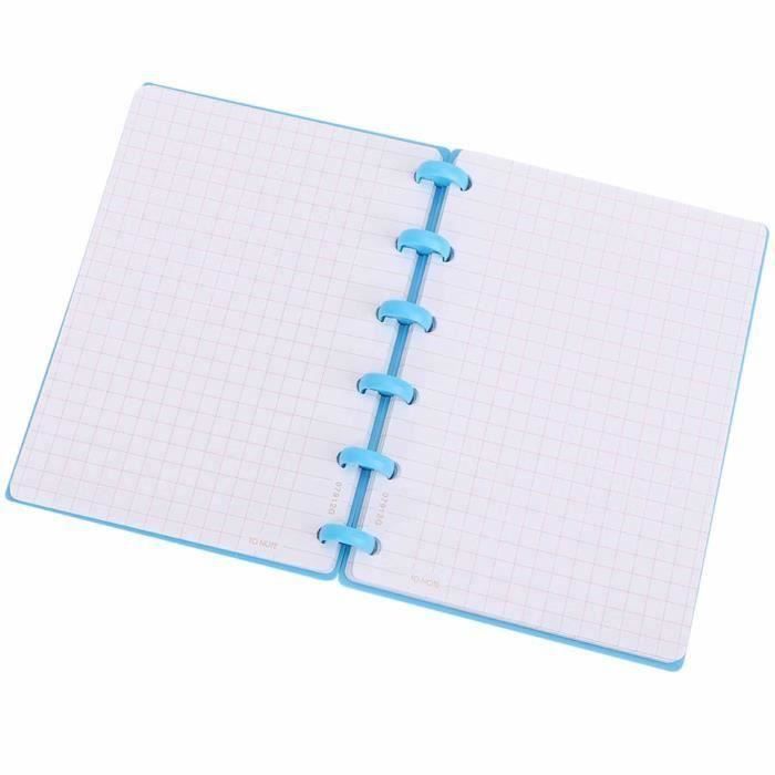 FINE-Fournitures de bureau A6 Mushroom Hole Binder Rechargeable Papier ...