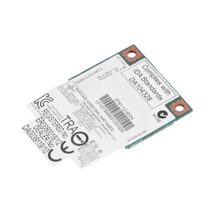 Carte WIFI - Pwshymi - AR5B22 - Dual Band 2.4G/5G - 300Mbps - Mini PCI ...