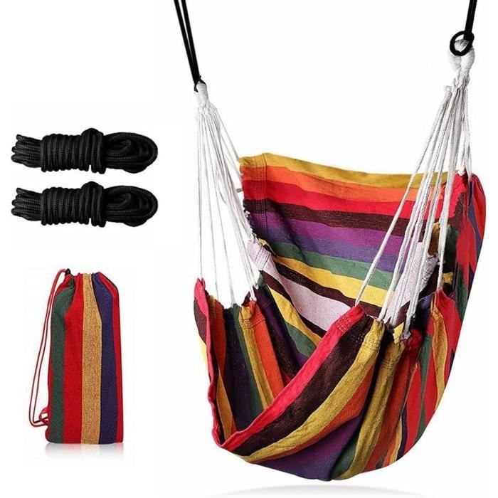 Chaise Hamac Suspendu, Fauteuil Suspendu Exterieur Jardin Chaise Hamac ...