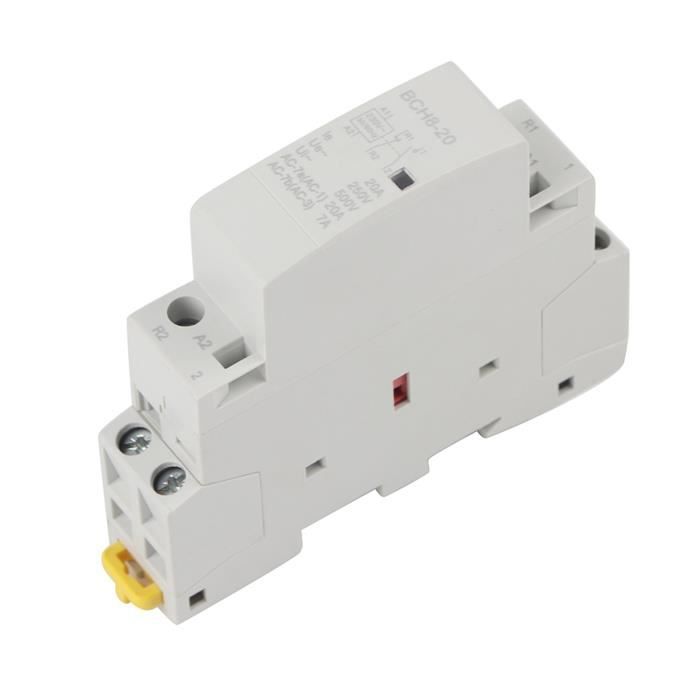 TMISHION Contacteur 2P 20A AC 2P 20A 220V / 230V 50 / 60Hz Contacteur ...