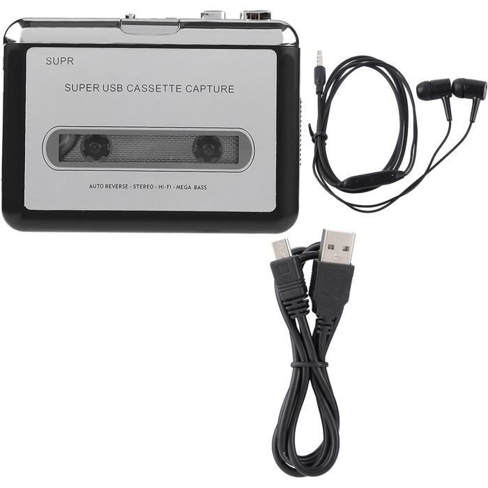 Convertisseur De Cassettes Cassette Vers Pc Enregistreur De Cassettes ...
