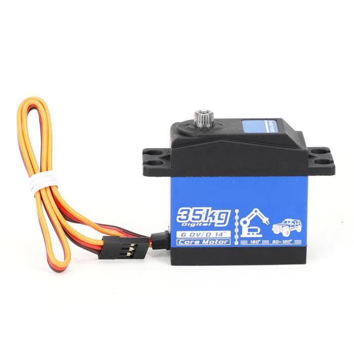 Zerone Servo de voiture RC Pignon de direction en métal étanche à ...