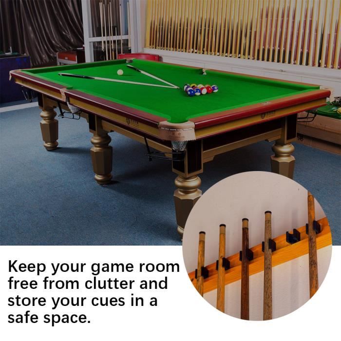 Snooker billard Rod Rack, support de queue de billard gain de place ...