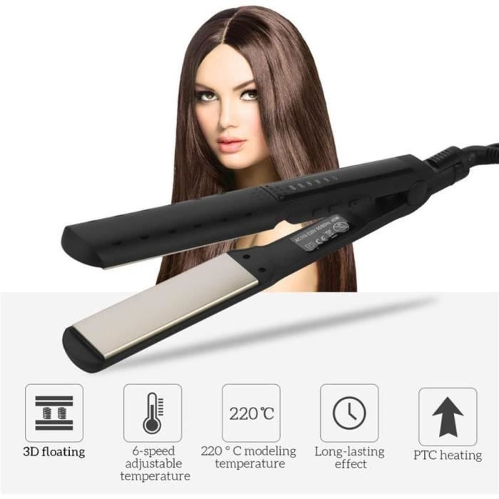 Professionnel Anion 3D Flottant Large Plaque En Céramique Fer Plat ...