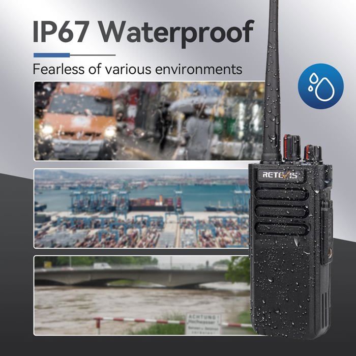 RT29D Talkie Walkie Haute Puissance, Talkie Walkie Numérique DMR ...