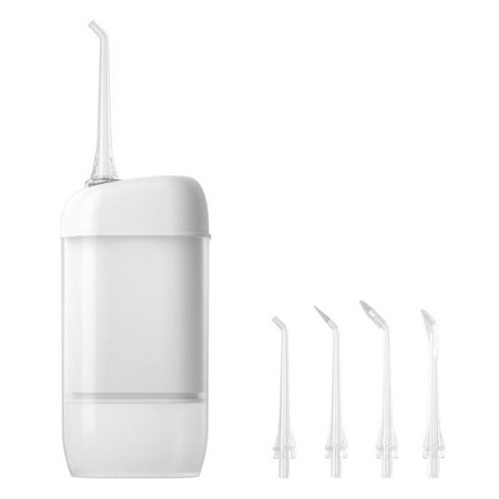 Avec 4 buses - Mini Jet'eau pour blanchir les dents, irrigateur buccal ...