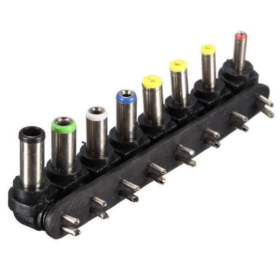 8Pc Embouts DC AC Adaptateur Secteur Alimentation Chargeur Universel PC ...